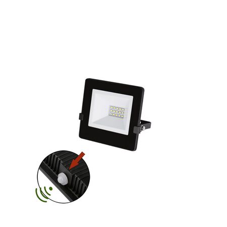 ΠΡΟΒΟΛΕΑΣ LED-SMD 10W ΦΩΤΟΚΥΤΤΑΡΟ 4000Κ IP65 ΜΑΥΡΟΣ | adeleq.gr ...